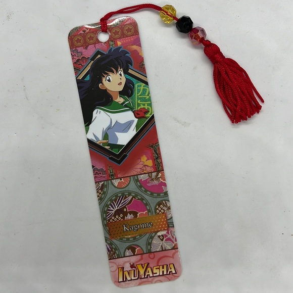 Office | Inuyasha Kagome Bookmark With Beaded Tassel Nwot | Poshmark
